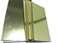 China Gold Laminated Grey Board / Paper Board / Hard Board Paper Recycled In Sheets for sale