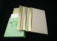 China Environment Grade A Laminated Paperboard Gold Paper Grey Back For Cake Bakery for sale