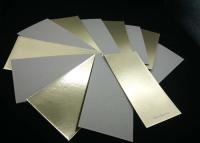 China Environment Grade A Laminated Paperboard Gold Paper Grey Back For Cake Bakery for sale