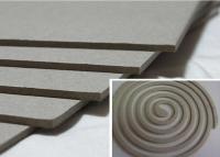 China Solid 1500gsm Unbleached Grey Board Raw Material for Mosquito Coil 2.55mm for sale