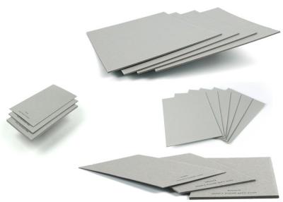 China Recycled Thick Compress Paper 1800gsm Grey Chipboard Sheets for sale