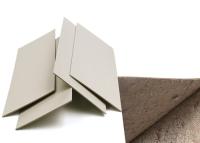 China 1900gsm Anti-Curl Strawboard Laminated Grey Hard Paper Sheets 787x1092mm Strong Stiffness for sale