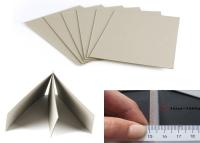 China Gift boxes used Full Grey Cardboard Different Thickness Recycled Paper Sheets for sale