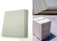 China Thick Solid 4.0mm Laminated Grey Board Paper for Book Binder / Cover for sale