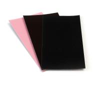 China Coated Velvet Flocked Paper Laminated Grey Board For Gift Wrapping Packaging for sale