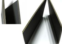 China Good folding strength thick cardboard sheets paper single side black chip board for sale