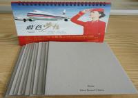 China One layer Grayboard Laminated Grey Board Paper for Desk Calendar for sale