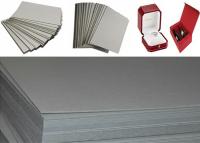 China Uncoated Laminated Grey Chipboard For Jewelry Box / Gift Box Packaging Paper for sale