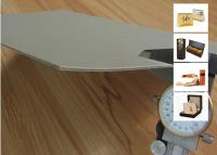 China Recycled Gift Box Material Grey / Gray Chipboard With One Side White 320gsm - 2400gsm for sale