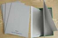 China Grade A 650GSM Grey Board Paper Grey Chip Board For Book Cover Material for sale