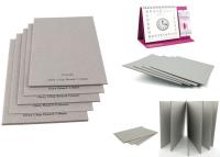 China Desk Calendar / Arch file Recycled Gray Chip Board , Grey Board Sheets for sale