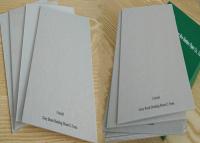 China High Density Recycled Grey Chipboard Sheets 320-2400gsm for Notebook Covers for sale