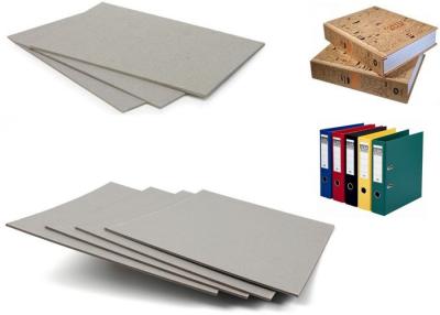 China China paper mill Grey Book Binding Board / recycled paper pulp for macking arch file for sale
