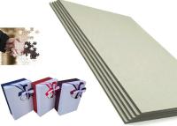China Stone B Grade Foldable Grey Paper Board 750-1500gsm for Puzzle Package Boxes for sale