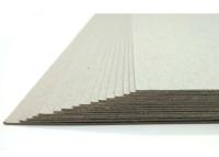 China Two side Gray Paper Roll in 450gsm / 0.74mm for lamination to thicker board for sale