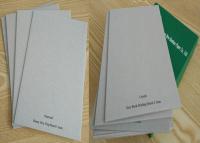 China Foldable and anti bending Book Binding Grey Paper Board for hard book cover for sale