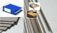 China Foldable 950gsm / 1.53mm Book Binding Board with Hard Stiffness for sale