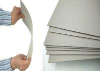 China Laminated Grey Solid Hard Paper Board 320-3000gsm for Book Cover Box Folder Puzzle for sale