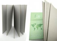 China Laminated Grey Solid Hard Paper Board 320-3000gsm for Book Cover Box Folder Puzzle for sale