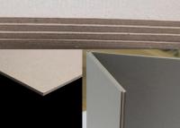 China Grey Laminated Book Binding Cover Board , 1.5mm Book Boards For Binding for sale