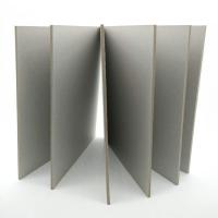China Hard Laminated Paper And GSM Grey Chipboard For Bookcover , 1.2mm Thickness for sale