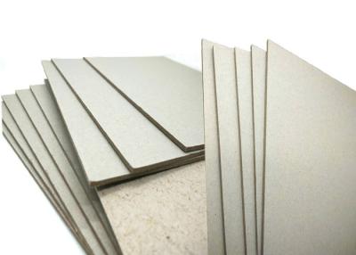 China Recycled Grey Board 600gsm 1mm Hard Stiffness Cardboard Paper Sheets for Packaging for sale
