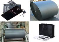 China 100% Pure Wood Pulp Double Side Smooth Black Paper Roll 110gsm-530gsm for sale