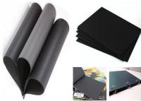 China Durable Black Paperboard For Bag / Photo Frame / Gift Box / Packaging Material for sale