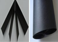 China Wood Pulp Black Paper Board 110 - 450gsm Smooth Face Black Chipboard MSDS for sale