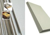 China Hard Grey Board Book Binding Boards 1800gsm Smooth Surface Cover Material for sale