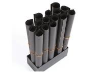 China One Side Coated Thin 110gsm Black Paper Roll / sheet for Shopping bag for sale