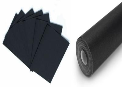 China Degradable One Side Coated Black Paper Roll 110gsm to 600gsm for Gift Packaging for sale