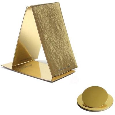 China Super Quality PE Coated Metallized Gold Foil Laminated Rigid Anti-Curl Cake Board Base Paperboard for sale