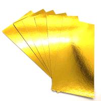 China Super Quality PE Coated Metallized Gold Foil Laminated Rigid Anti-Curl Cake Board Base Paperboard for sale