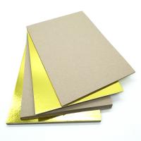 China Super Quality PE Coated Metallized Gold Foil Laminated Rigid Anti-Curl Cake Board Base Paperboard for sale