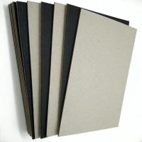 China One Side Black Painted Grey Back 650gsm Black Cardboard Paper for Notebook Cover for sale