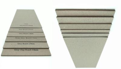 China Stocklot Matte Grey Cardboard Book Board 1.5mm 787x1092mm for Binding for sale