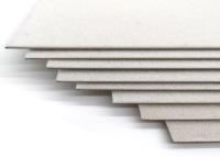 China 1250gsm Grade A One Layer Laminated Sponge Coated Gray Paperboard for sale
