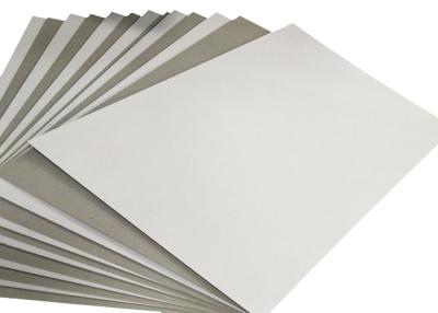 China Recycled Mixed Pulp Grey Back Coated Duplex Board 230gsm to 450gsm Sheet or Reel for sale