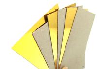China Grey Back Cake Boards Metalized Shiny Laminated Gold Foil Paper for sale