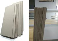 China 1550gsm 2.55mm Laminated Grey Strawboard Paper for Hard Book Cover for sale