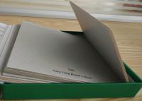 China Good stiffness two side laminated gray paper Carton gris for book cover for sale
