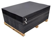 China One Side Coated Black Paperboard 110gsm to 650gsm Recycled Cardboard Sheets for Packaging for sale