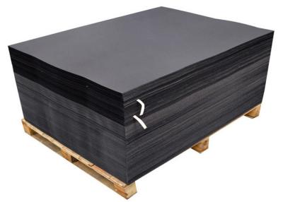 China One Side Coated Black Paperboard 110gsm to 650gsm Recycled Cardboard Sheets for Packaging for sale