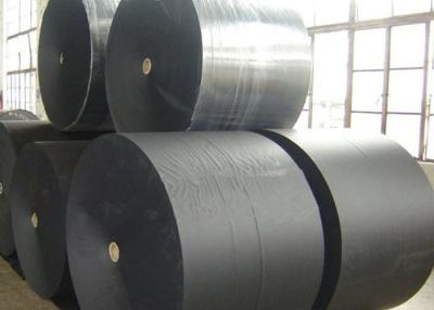 China 100% Wood Pulp 700mm Width Black Paper Rolls with Strong Stiffness for sale