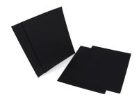 China 280gsm Solid Black Paper Roll One Side Smooth for Packaging and Crafts for sale
