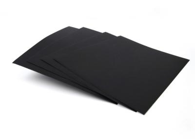 China 280gsm Solid Black Paper Roll One Side Smooth for Packaging and Crafts for sale