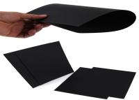 China Anti-Curl Recycled Wood Pulp Black Paperboard 110-400 GSM for Shopping Bags for sale