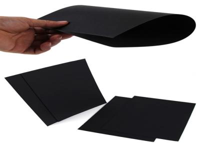 China Anti-Curl Recycled Wood Pulp Black Paperboard 110-400 GSM for Shopping Bags for sale