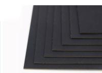 China Anti-Curl Recycled Wood Pulp Black Paperboard 110-400 GSM for Shopping Bags for sale